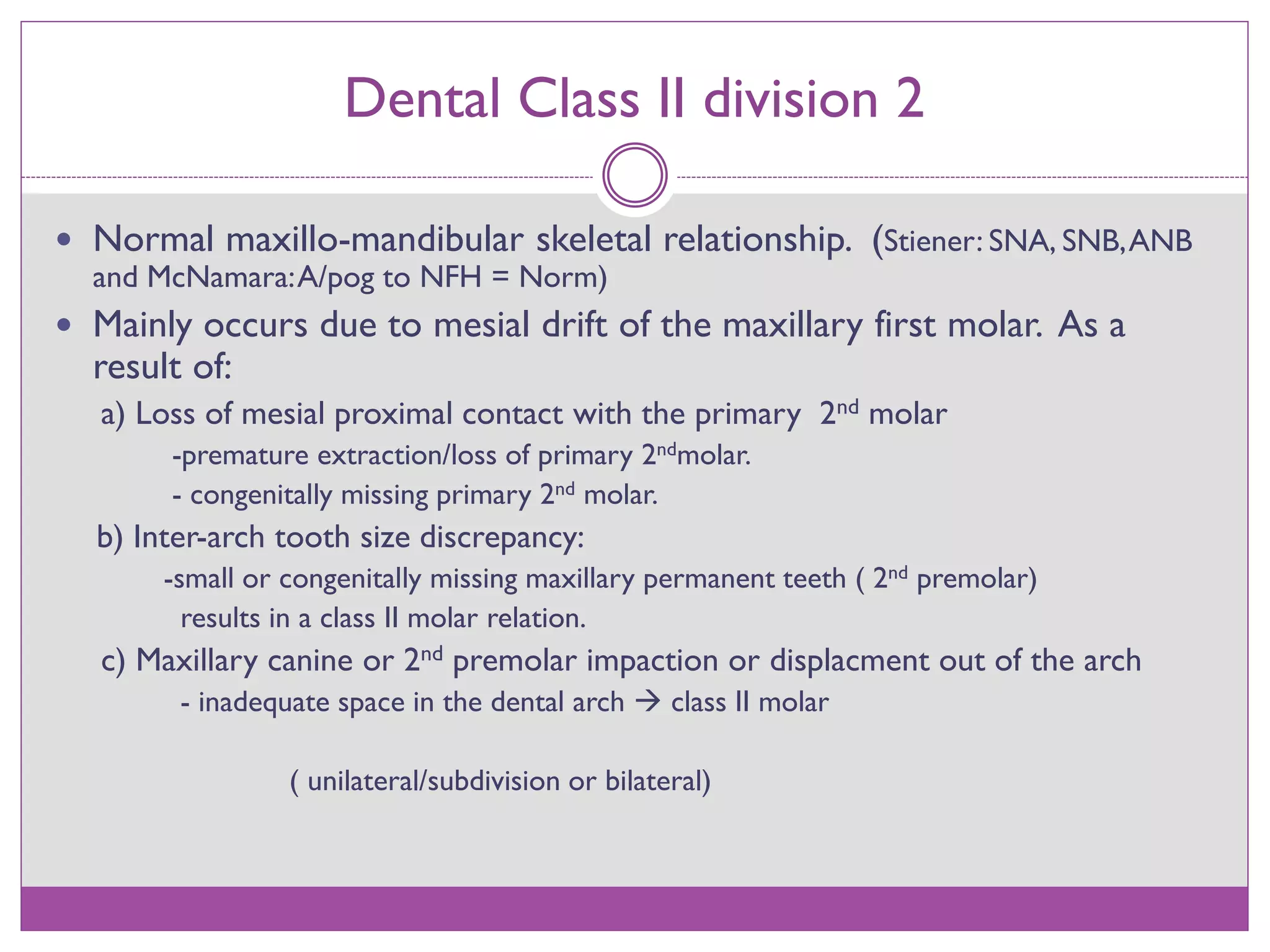 Class II division 2 malocclusion | PPTX