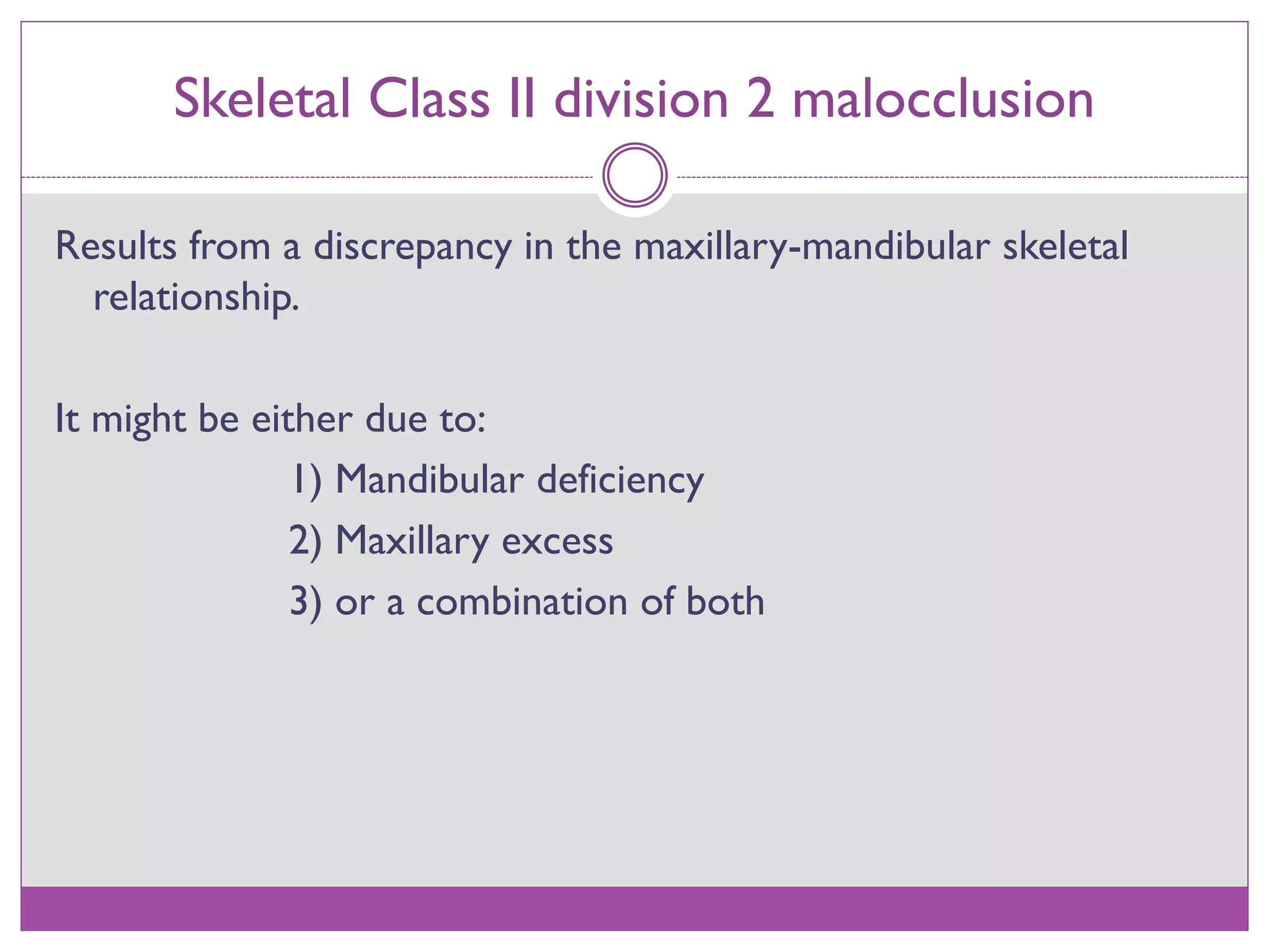 Class II division 2 malocclusion | PPTX