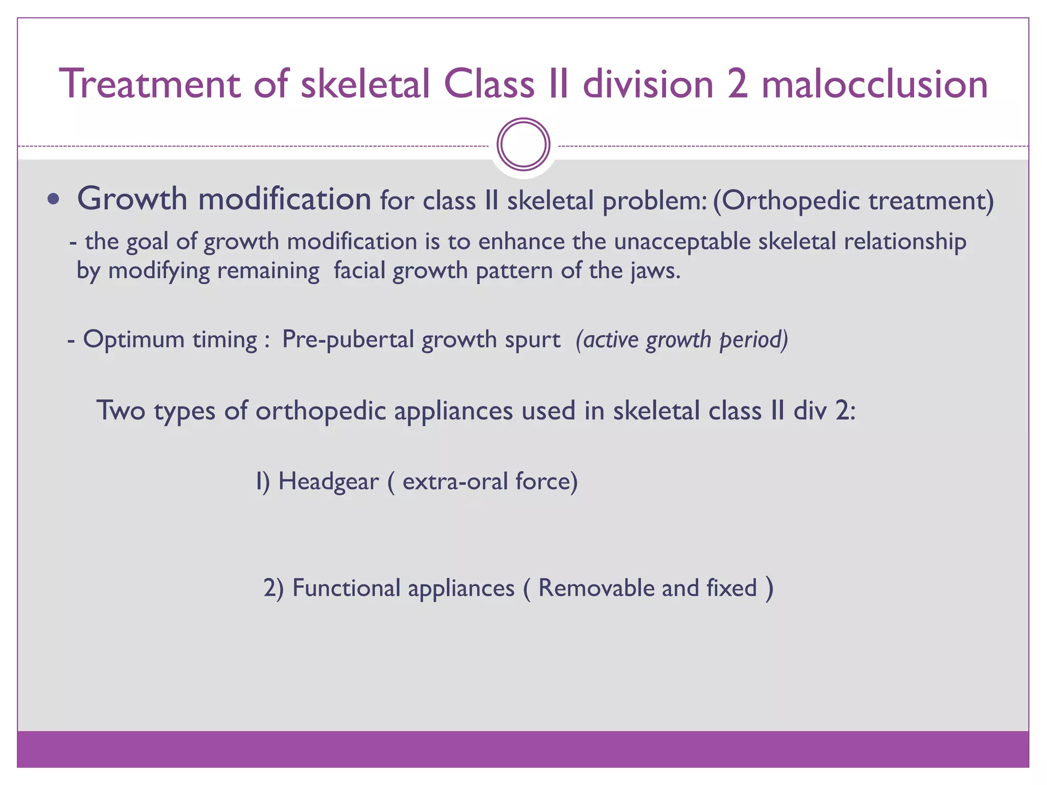 Class II division 2 malocclusion | PPTX