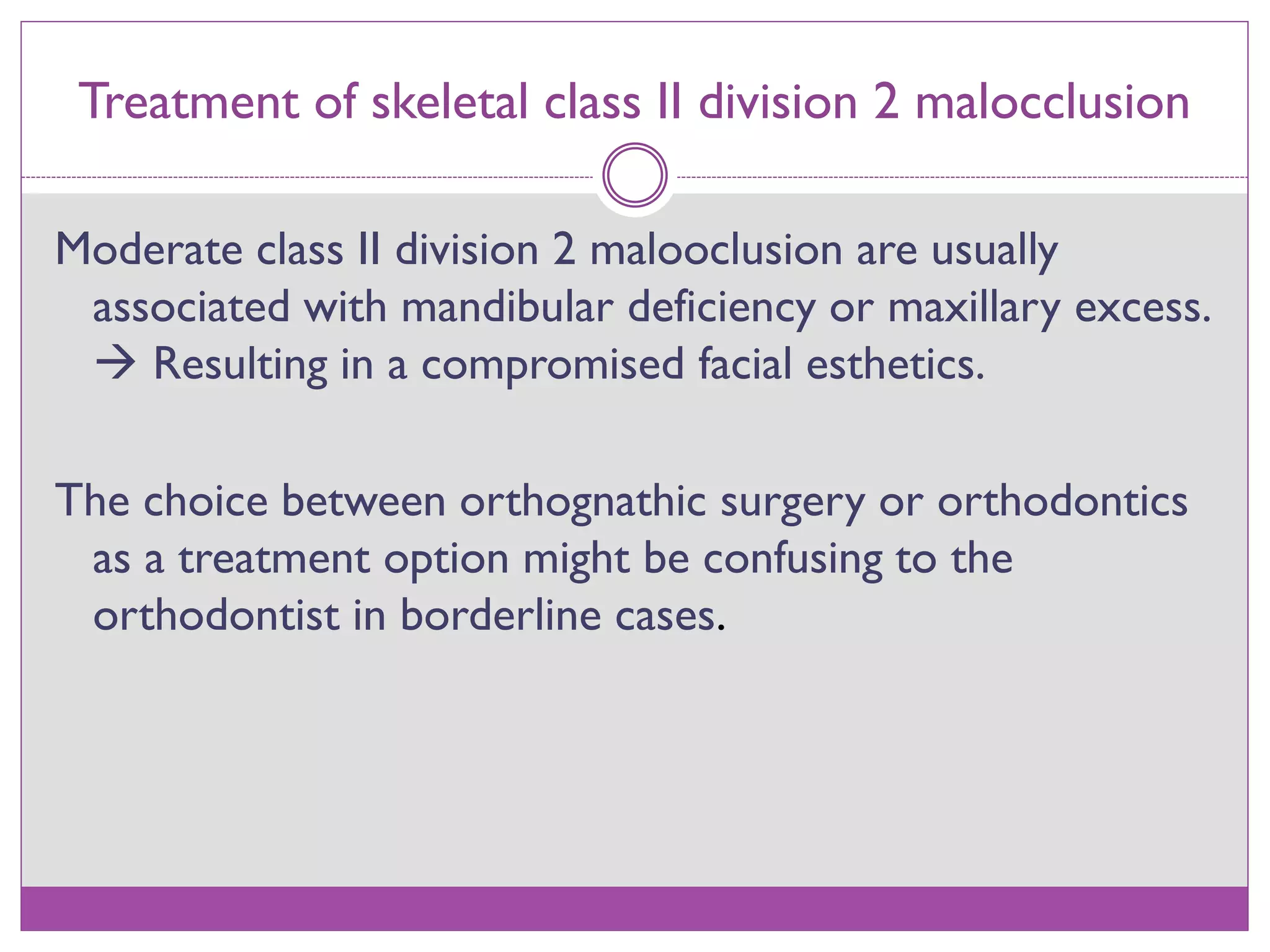 Class II division 2 malocclusion | PPTX
