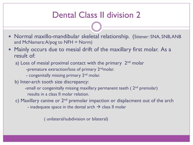 Class II division 2 malocclusion | PPTX