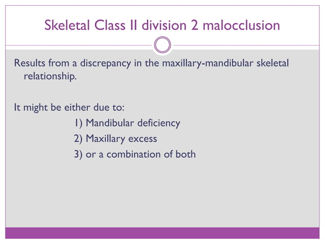 Class II division 2 malocclusion | PPTX