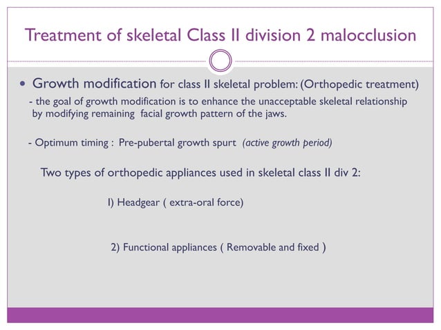 Class II division 2 malocclusion | PPTX