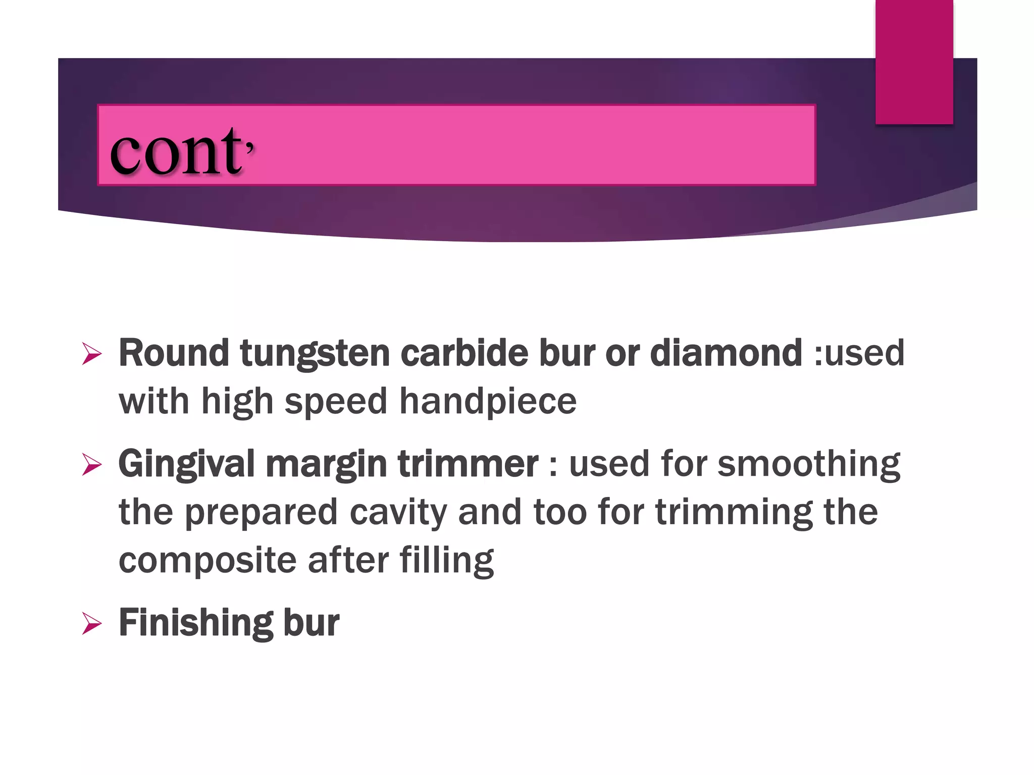 Class III cavity preparation | PPTX