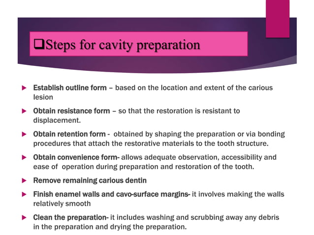 Class III cavity preparation | PPTX | Dental Health | Diseases and ...
