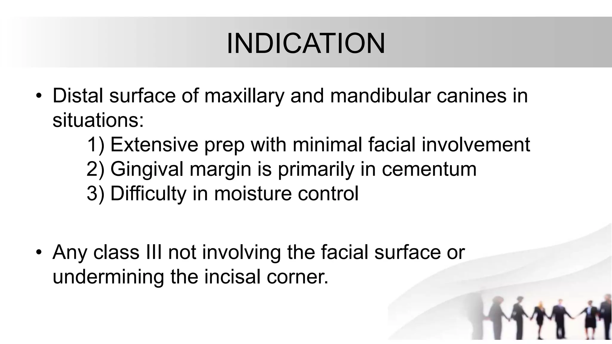 Class iii cavity preparation | PPTX