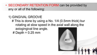 Class iii cavity preparation | PPTX