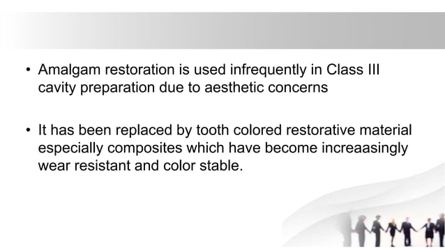 Class iii cavity preparation | PPTX | Dental Health | Diseases and ...