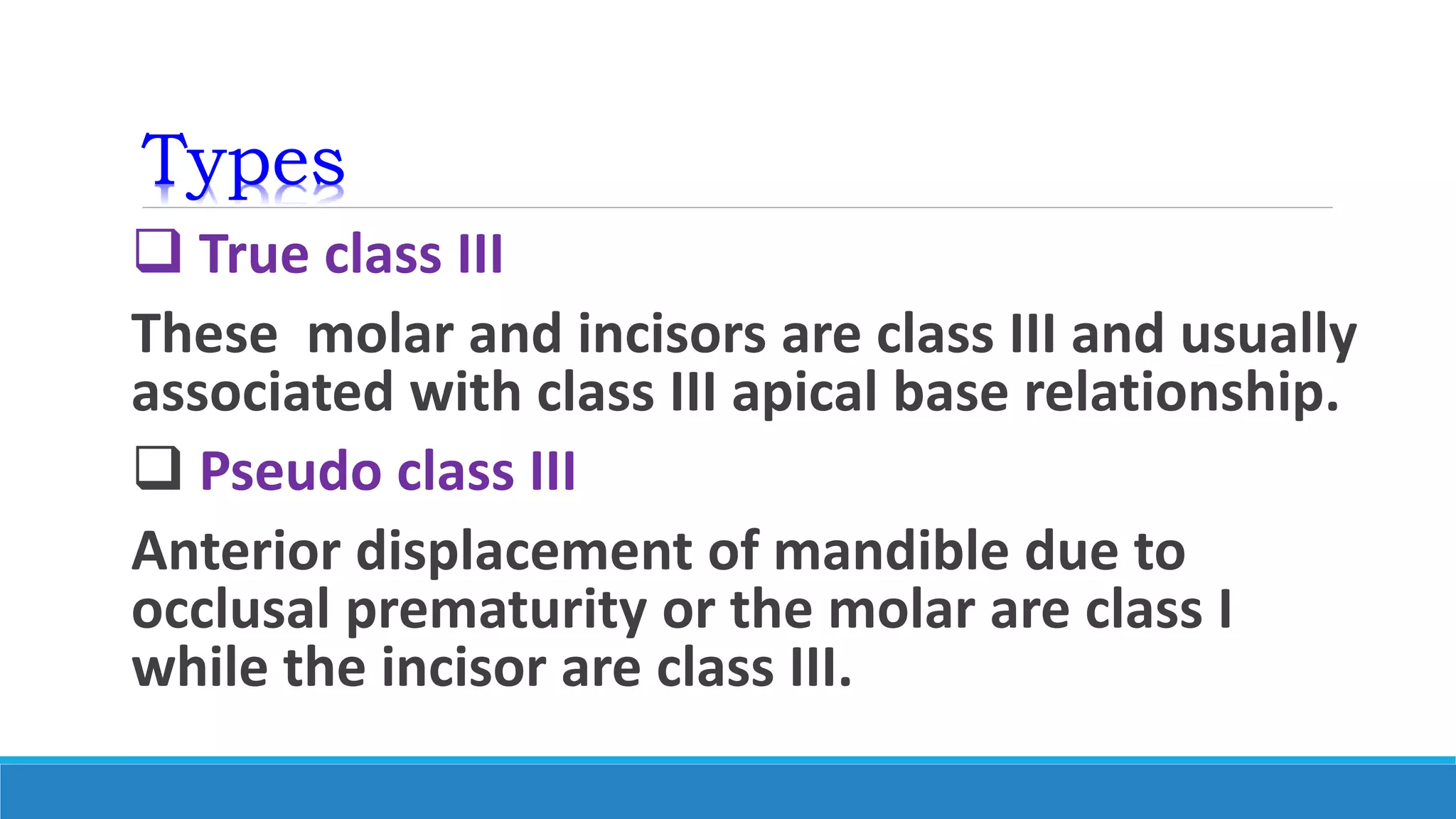 Class iii malocclusion | PPTX