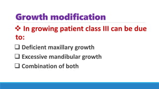 Class iii malocclusion | PPTX