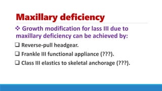 Class iii malocclusion | PPTX