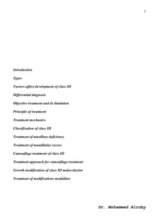 class III malocclusion.docx
