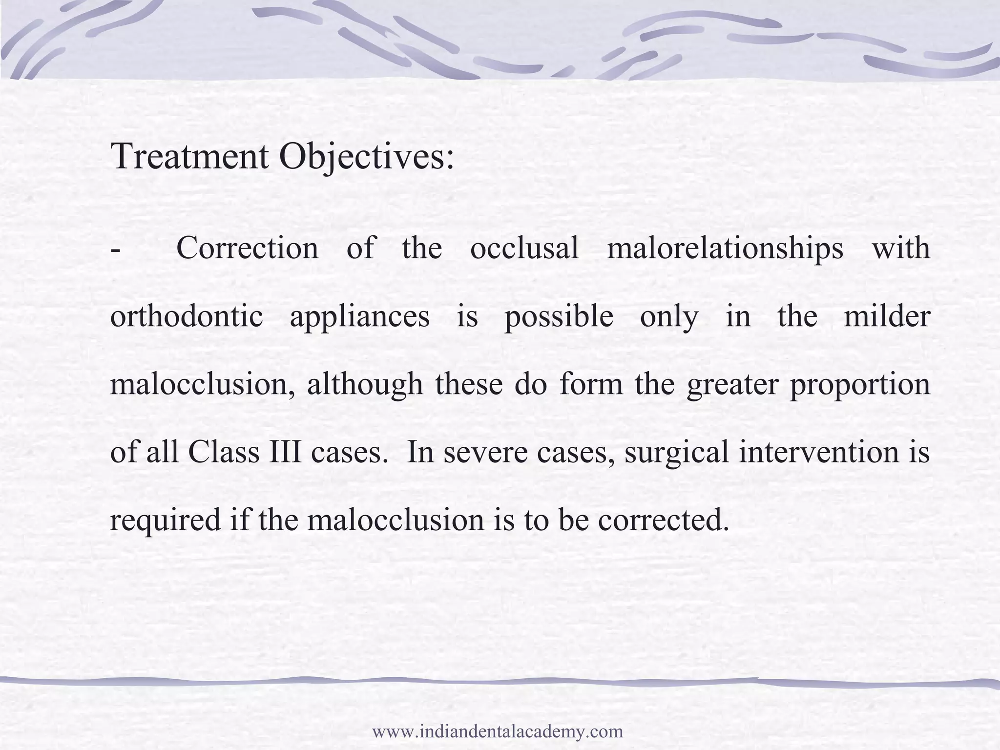 Class 3 malocclusions | PPT