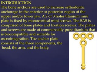 treatment of Class III with skeletal anchorage by miniplates | PPTX
