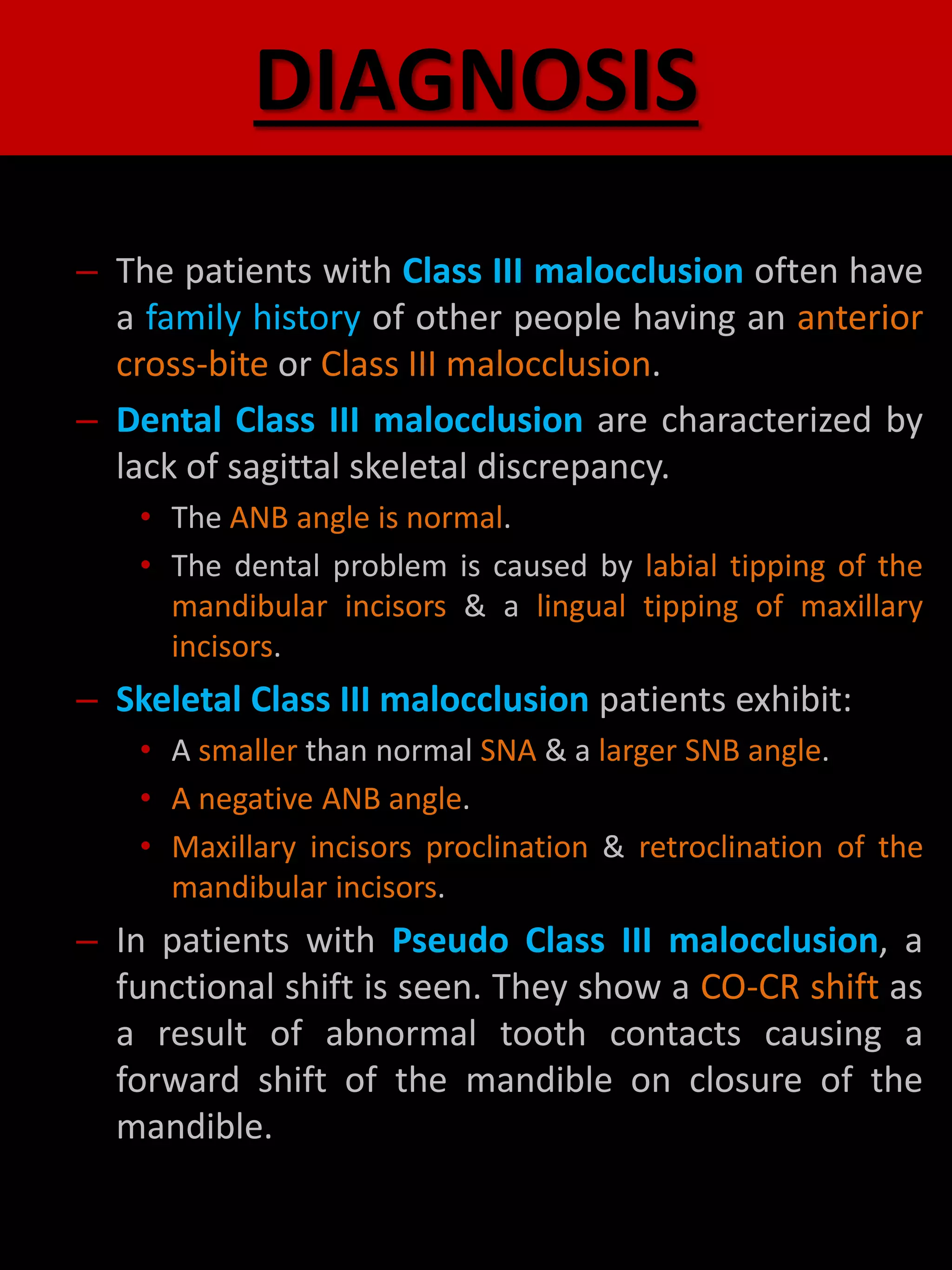 Class III Malocclusion | PPTX