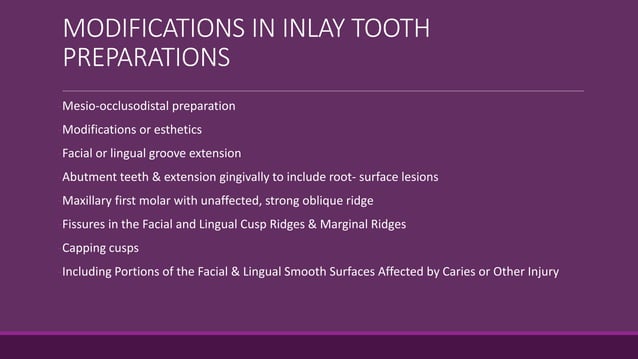 Class II Inlay | PPTX