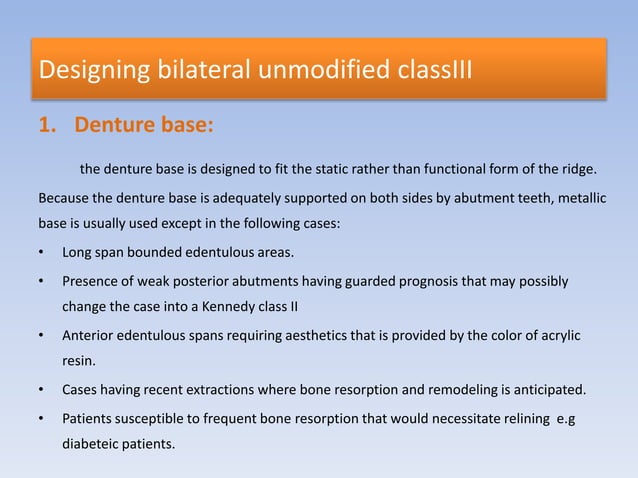 Class iii rpd | PPTX