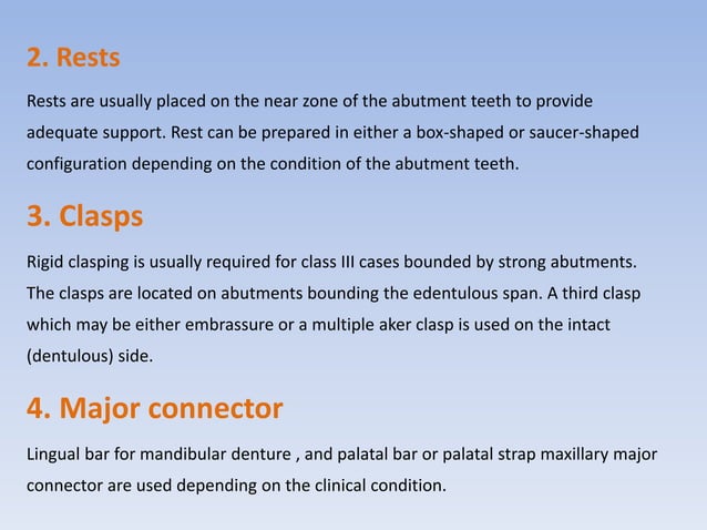 Class iii rpd | PPTX