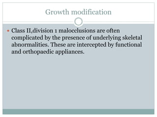 Class ii malocclusion | PPTX