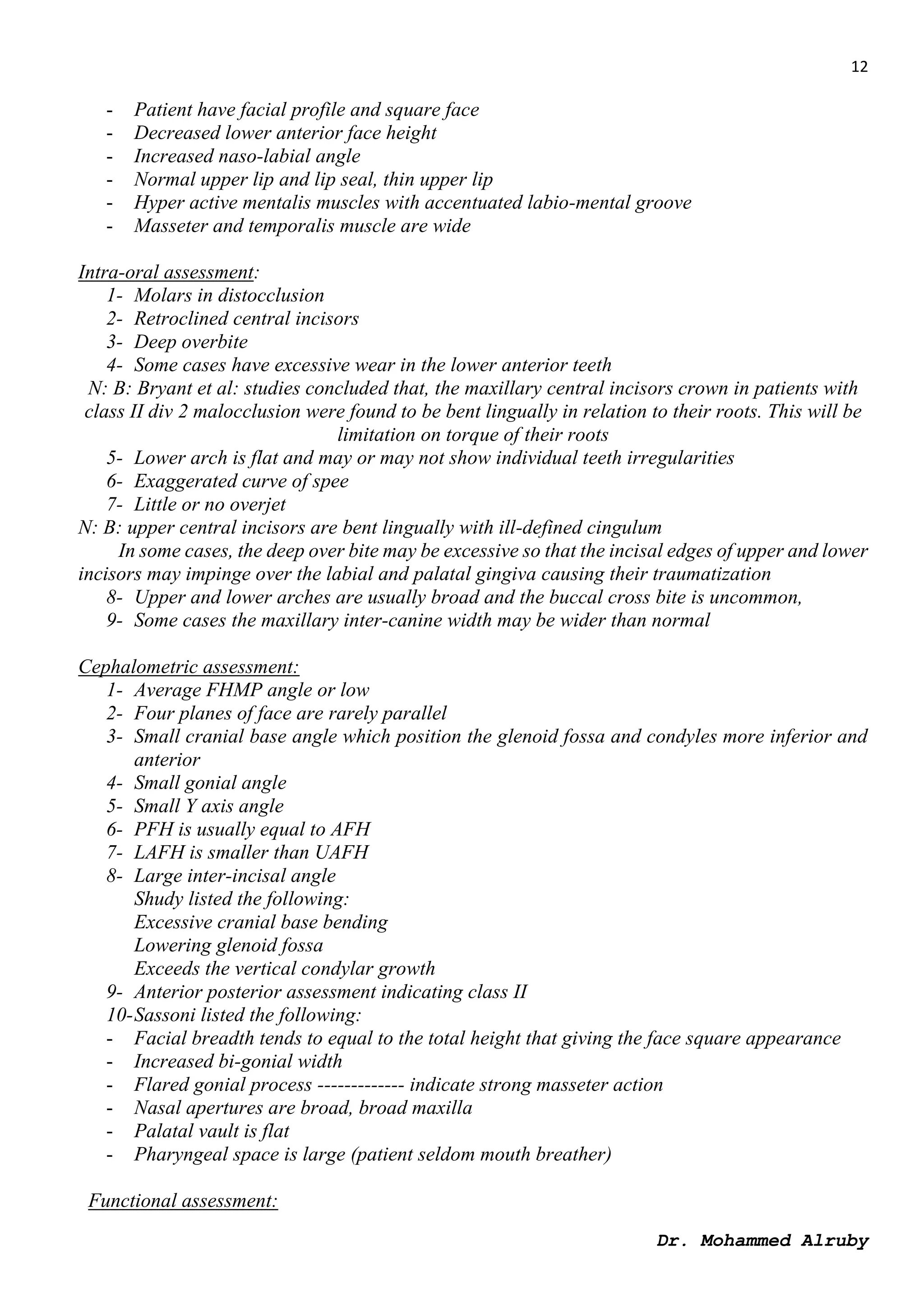 class II malocclusion.docx