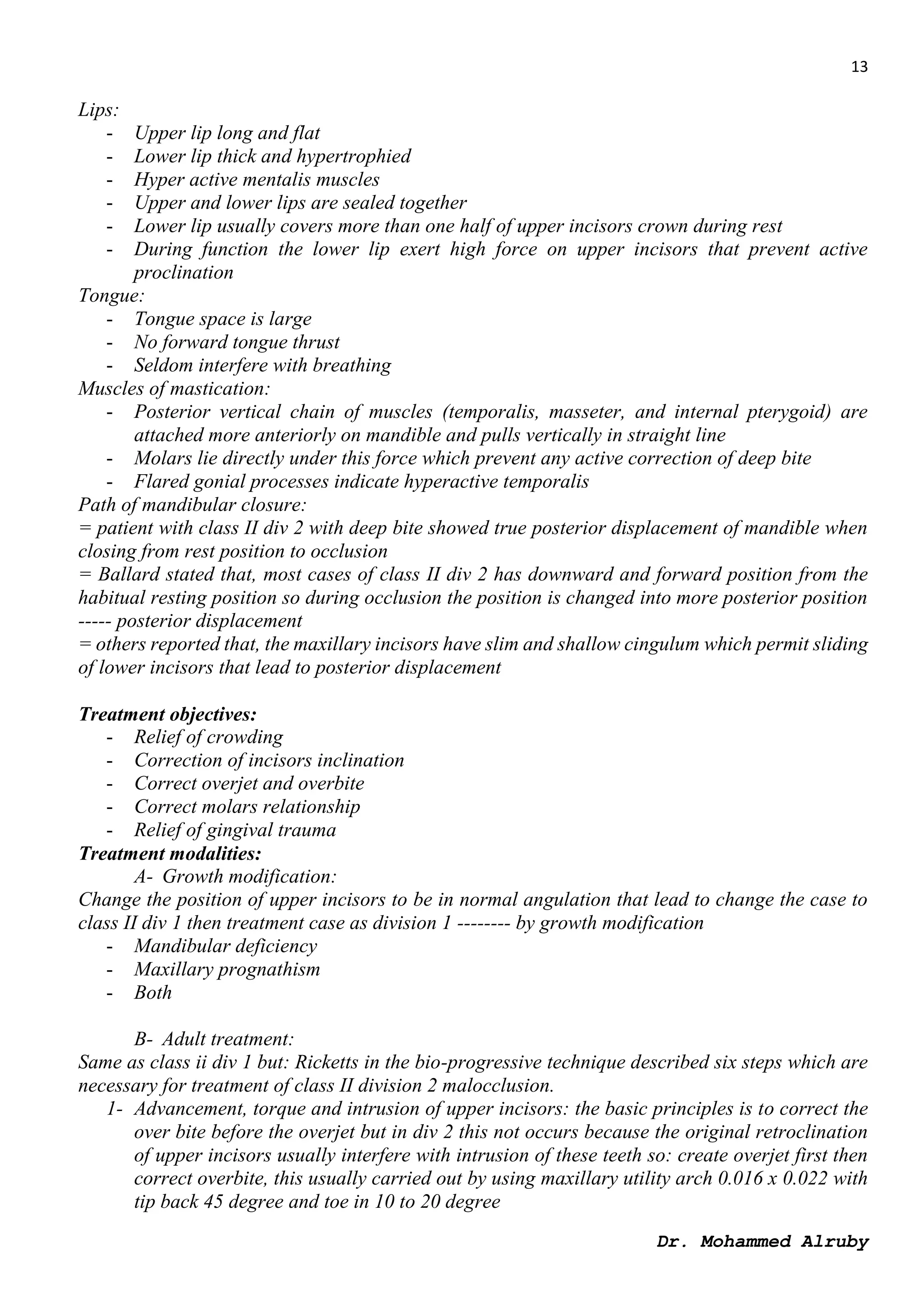 class II malocclusion.docx