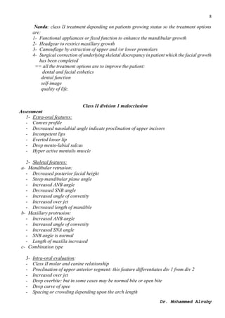 class II malocclusion.docx