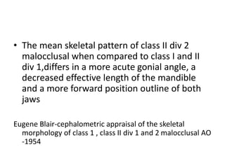 CLASS II MALOCCLUSION diagnosis and treatment.ppt