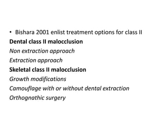 CLASS II MALOCCLUSION diagnosis and treatment.ppt