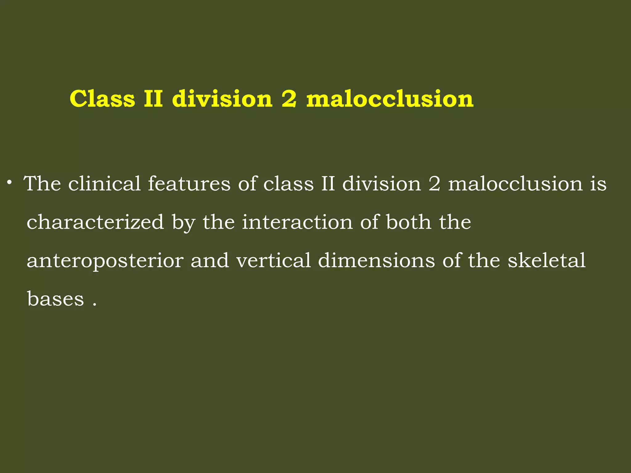 Class II malocclusion | PPT