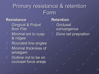 tooth prep for SAF | PPT