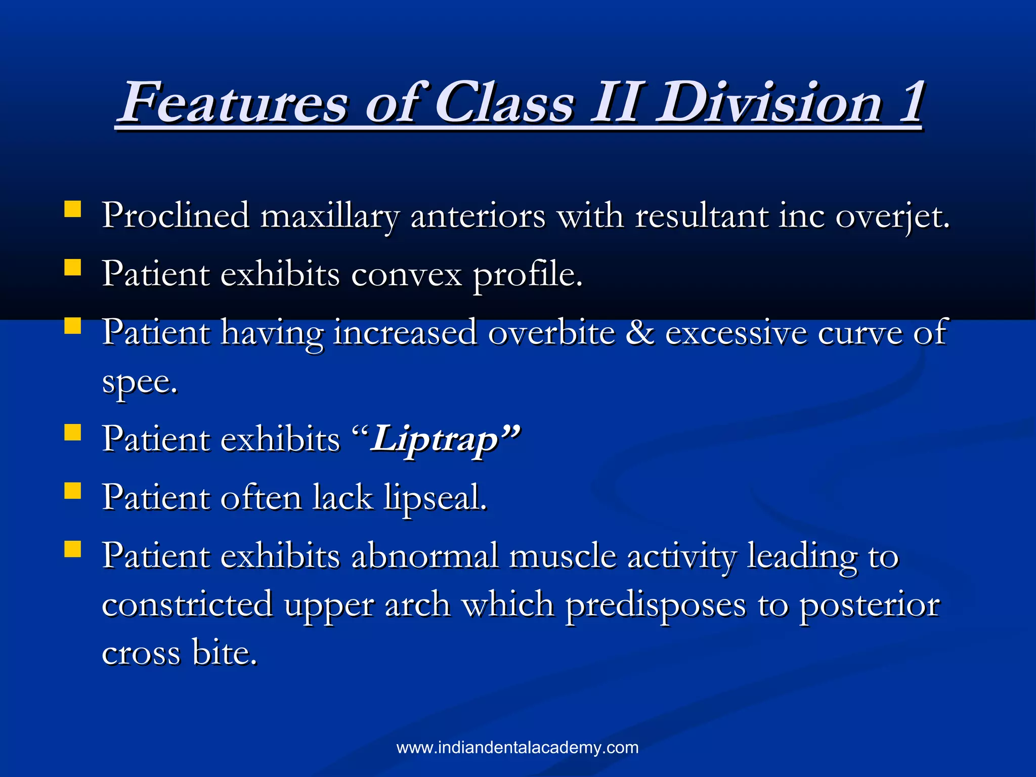 Treatment of Class 2 malocclusion | PPT