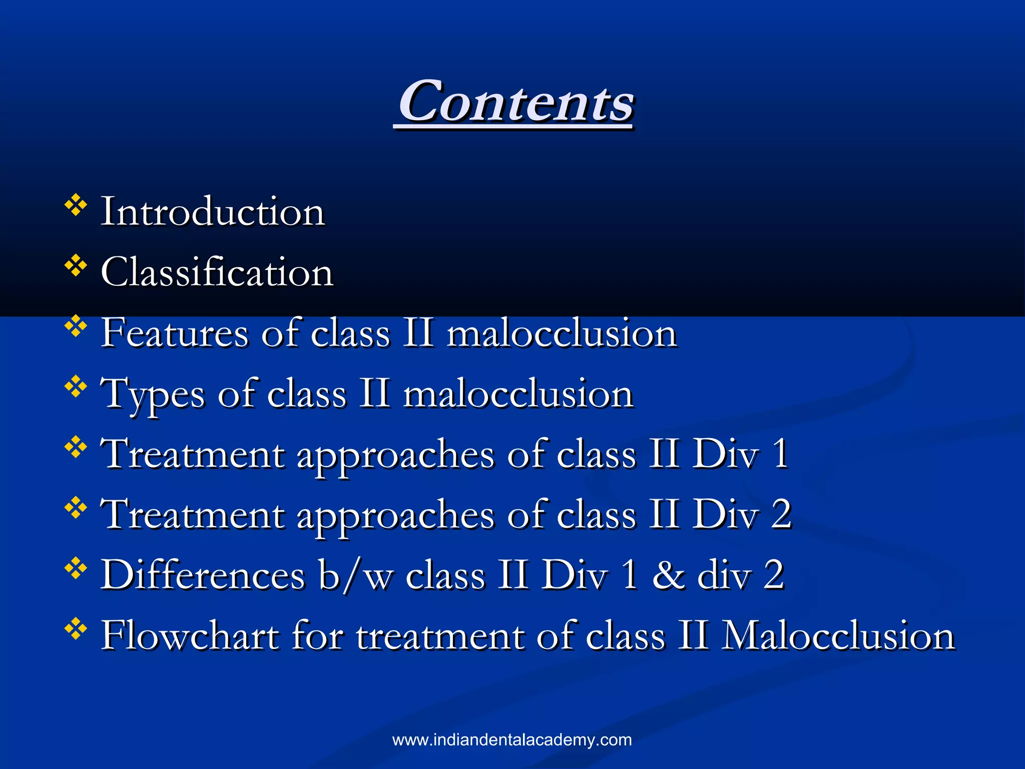 Treatment of Class 2 malocclusion | PPT