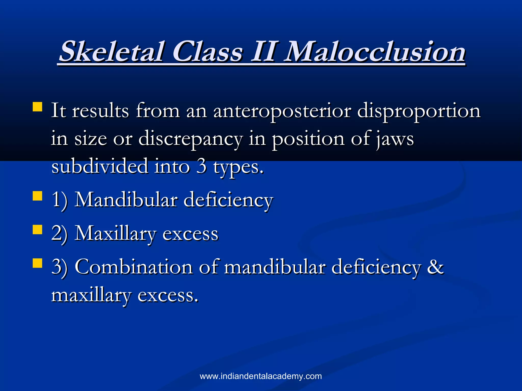 Treatment of Class 2 malocclusion | PPT