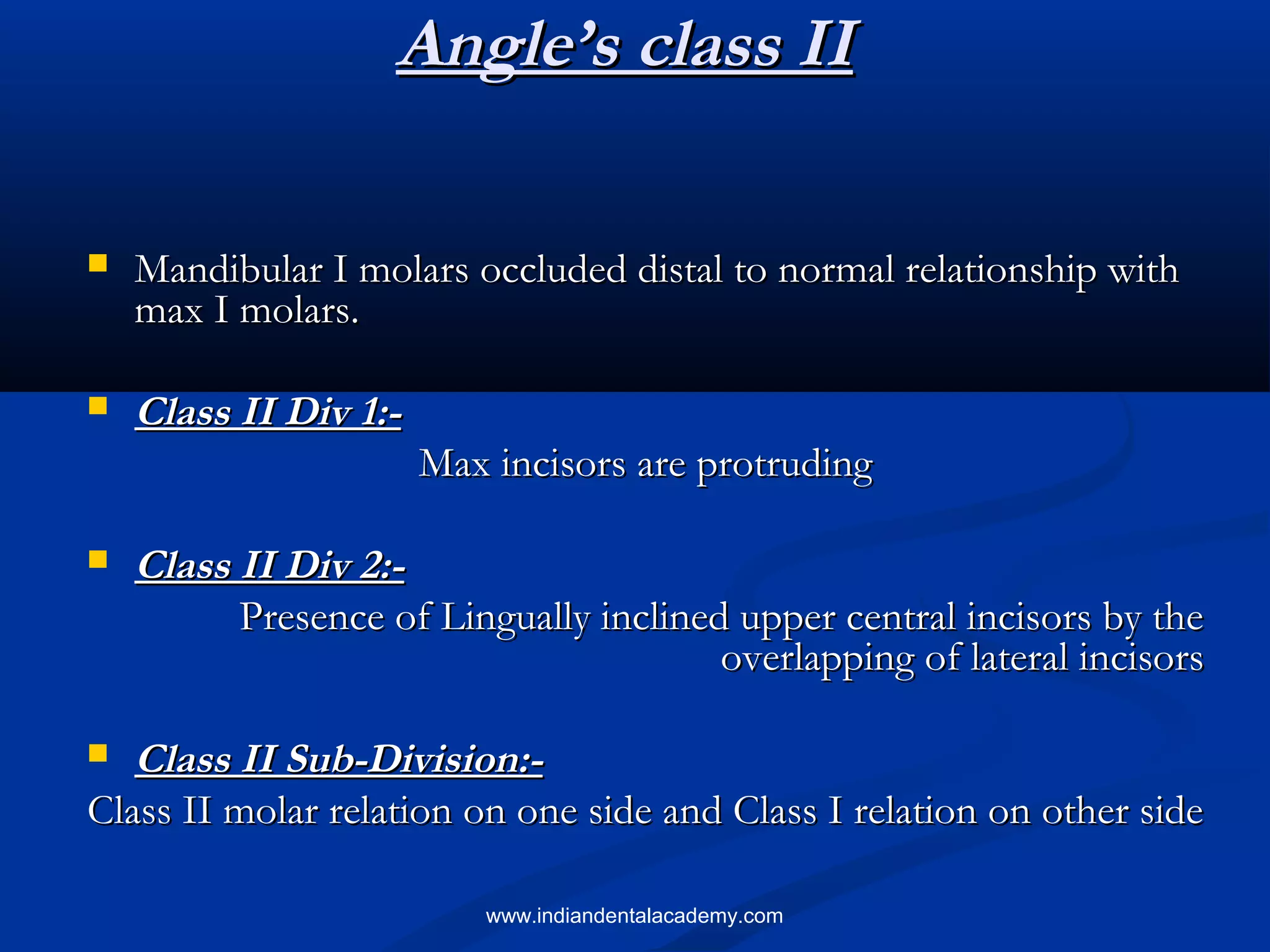Treatment of Class 2 malocclusion | PPT