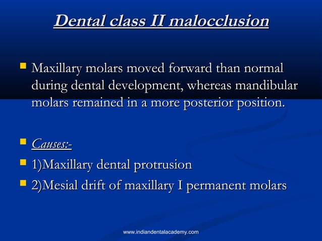 Treatment of Class 2 malocclusion | PPT | Dental Health | Diseases and ...
