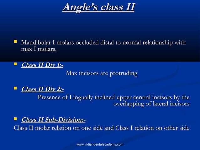 Treatment of Class 2 malocclusion | PPT | Dental Health | Diseases and ...