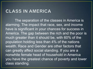 Class in america | PPT
