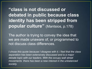 Class in america | PPT