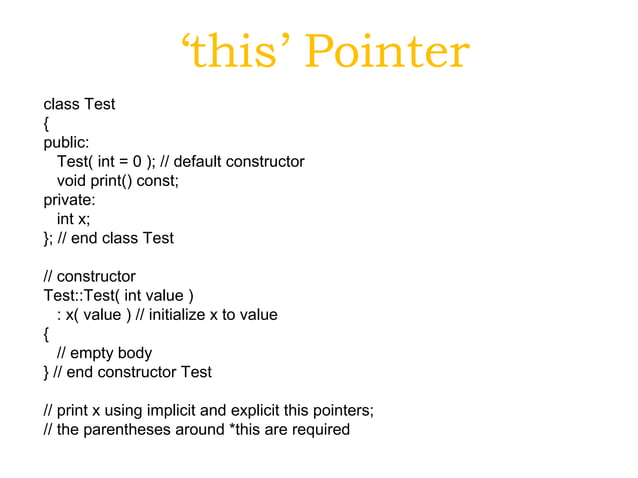 Class ‘increment’ | PPT