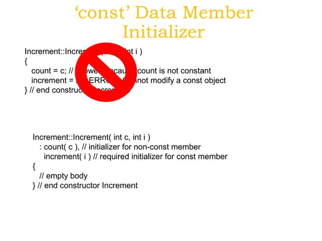 Class ‘increment’ | PPT