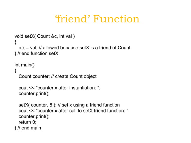Class ‘increment’ | PPT