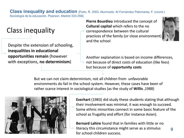 Class inequality | PPTX | Education
