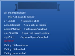 Class inheritance 13 session - SHAN | PPT | Programming Languages | Computing
