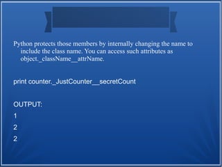 Class inheritance | PPT