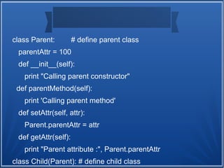 Class inheritance | PPT