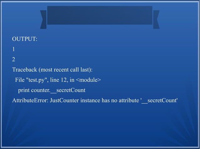 Class inheritance | PPT