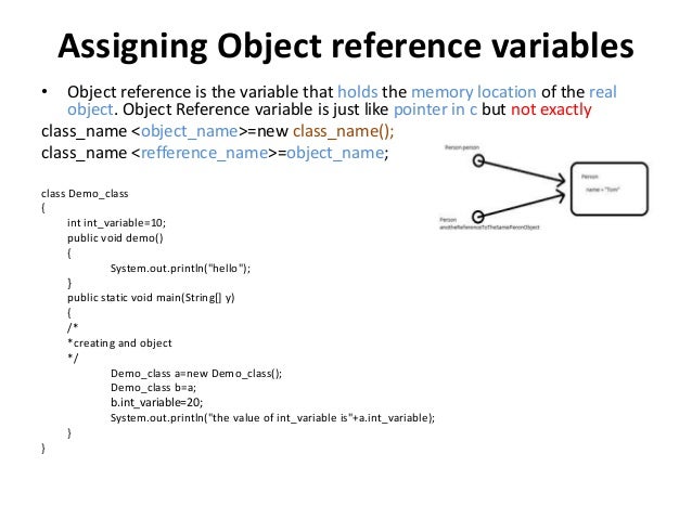 Class introduction in java
