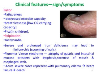 CLASS IRON METAB.ppt | Blood Disorders | Diseases and Conditions