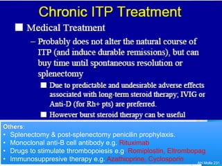 Immune Thrombocytopenic Purpura | PDF