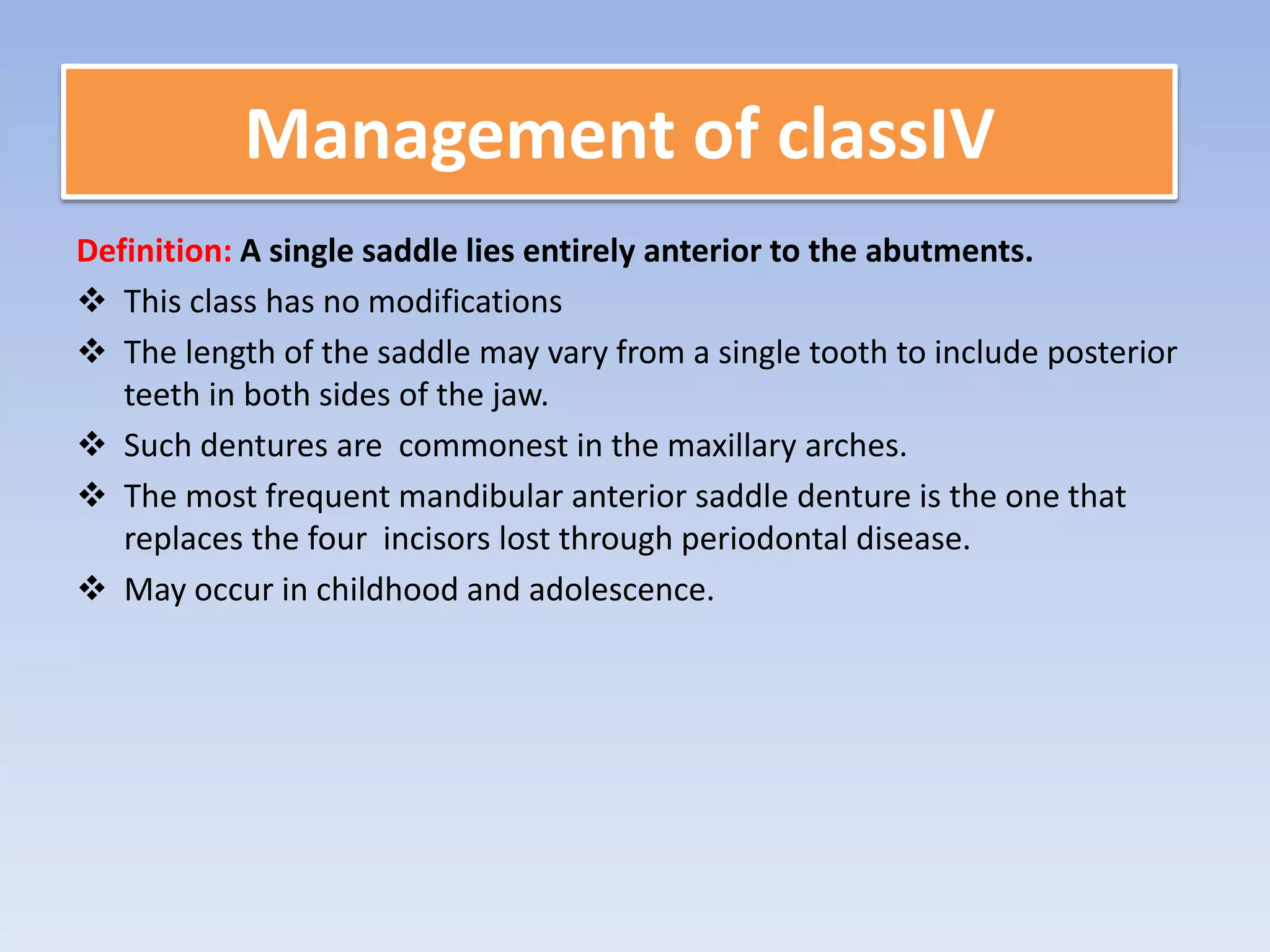 kennedy class IV | PPTX